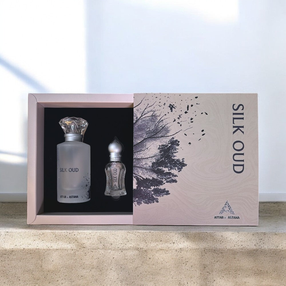 Silk Oud 50ml EDP + 12ml Attar – Oriental Luxury